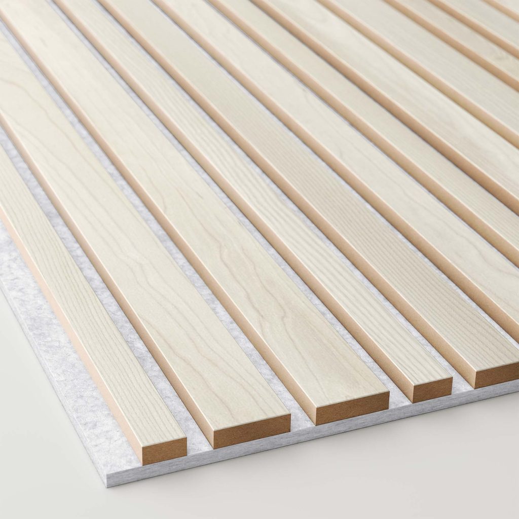 Diamond Ash Barcode, blanco RecoSilent (fieltro acustico) - WallRibbon